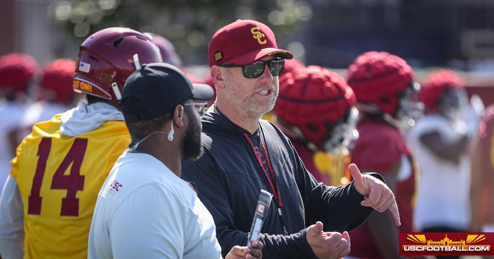 Three burning USC training camp questions for QB coach Luke Huard