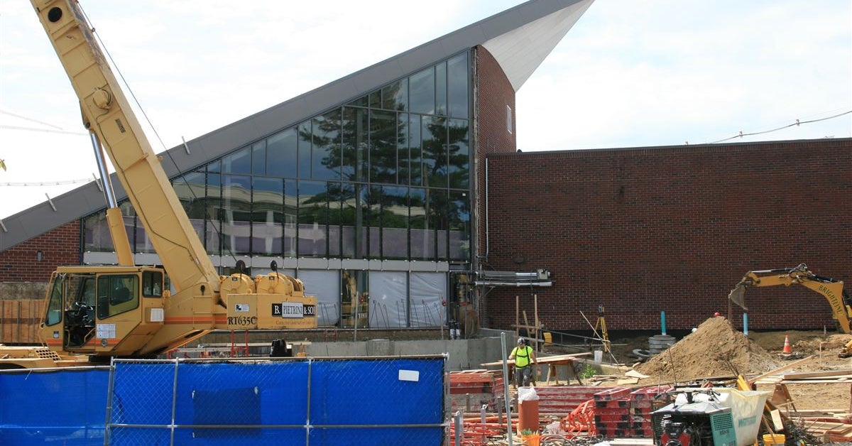 A Walk Past the Villanova Construction Projects