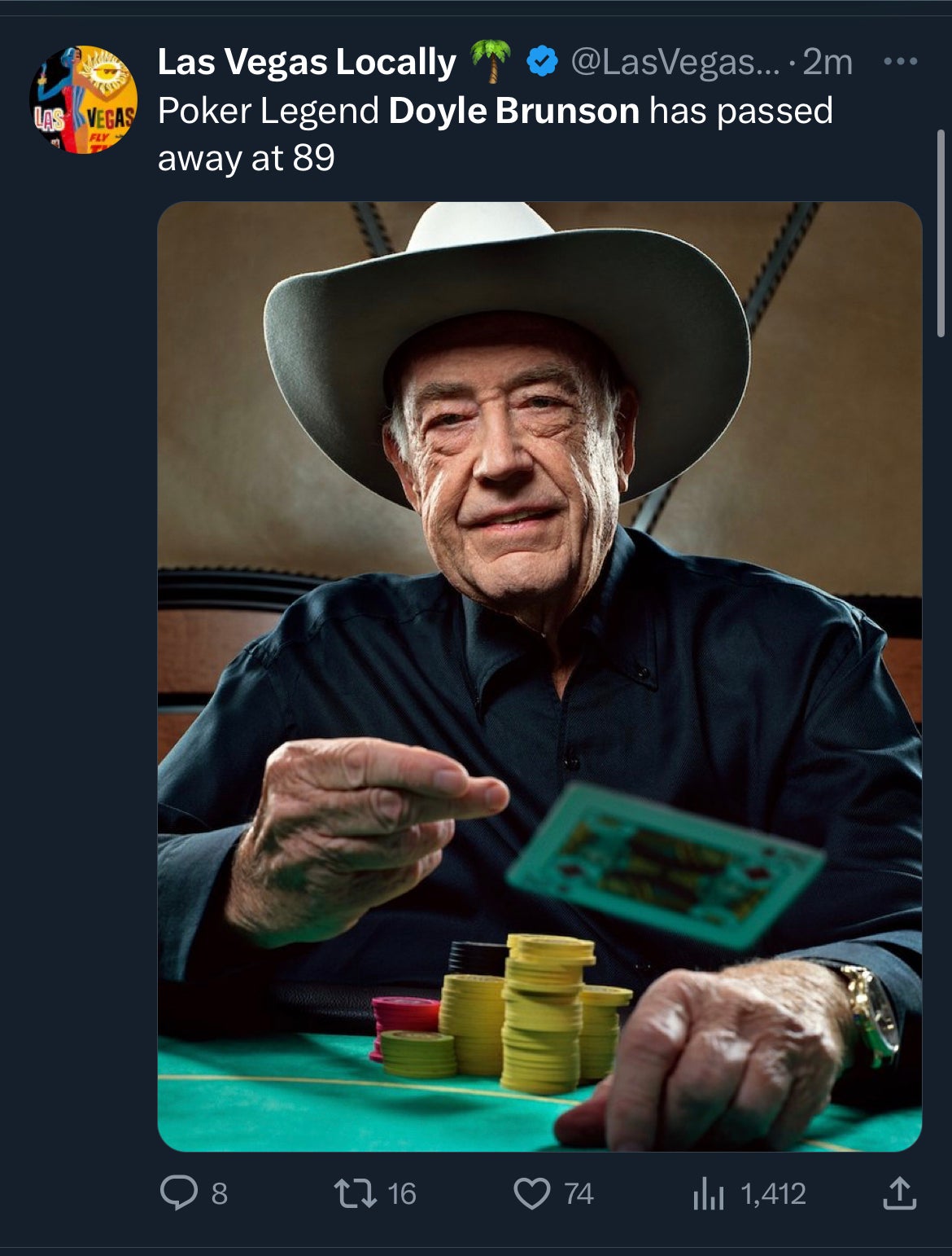 RIP Doyle Brunson