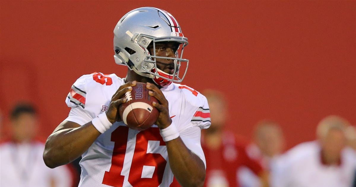 J.T. Barrett reacts to Big Ten All-Decade first team selection