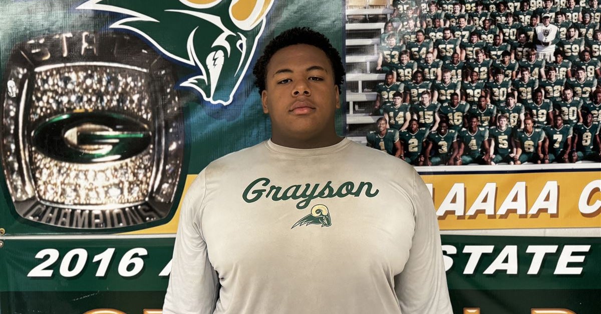 USC visits with Loganville (Ga.) Grayson defensive tackle Cameron McGee