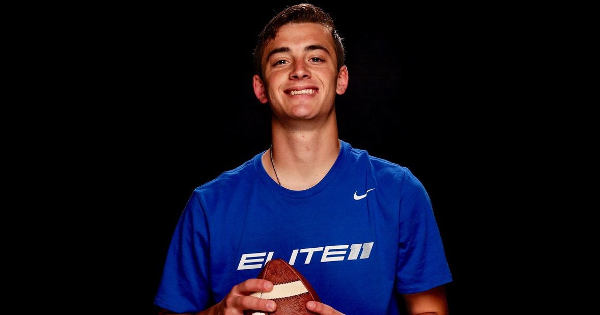 Quarterback commit Ty Evans hosts in-home visit with Kurt Roper