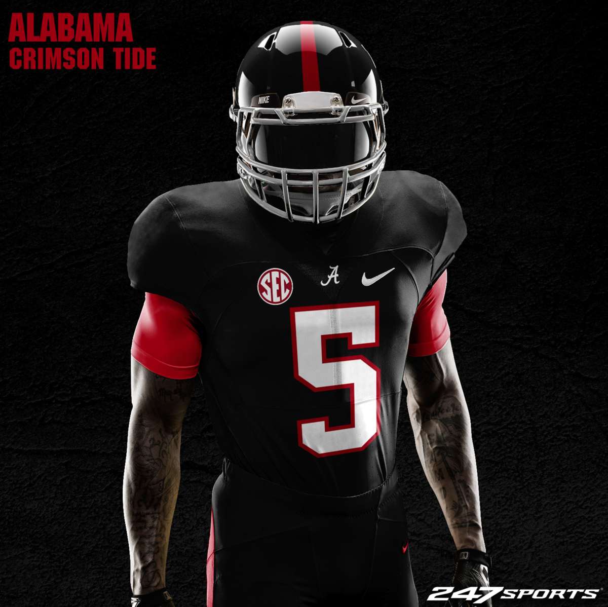 See what some football teams' 'blackout jerseys' could look like