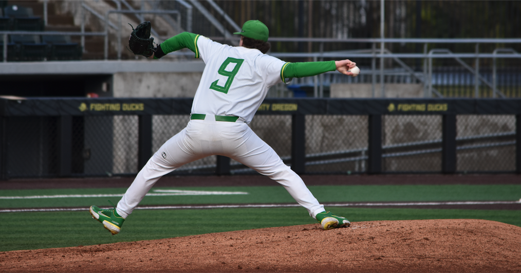 Jace Stoffal twirls a one-hit gem as No. 25 Oregon takes game one ...