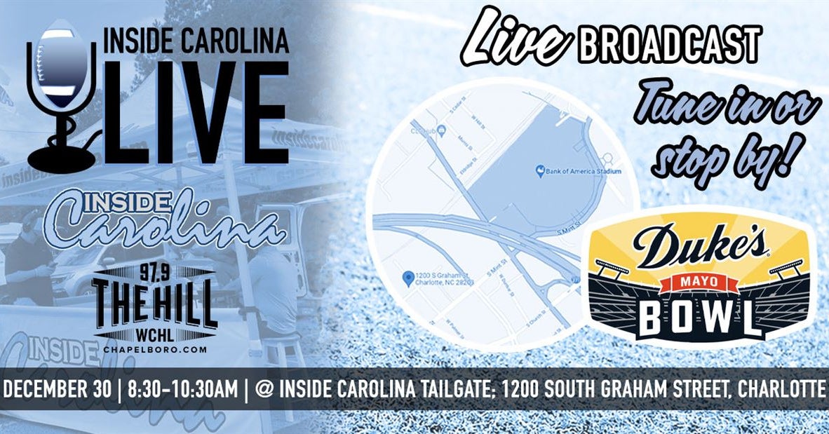 Visit Inside Carolina's Tailgate, Listen to Pregame Live Show
