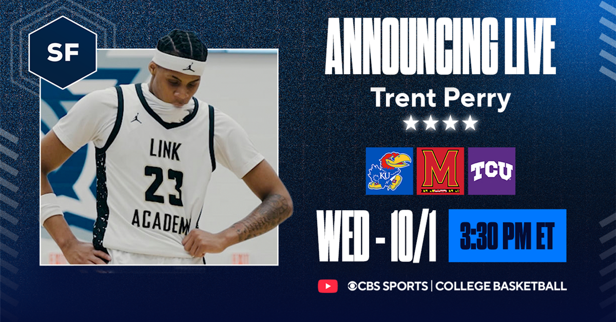 Four-star SF Trent Perry to announce his decision live on CBS Sports ...