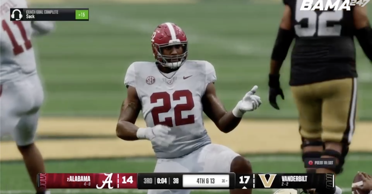 EA College Football 25 Sim: Alabama vs. Vanderbilt