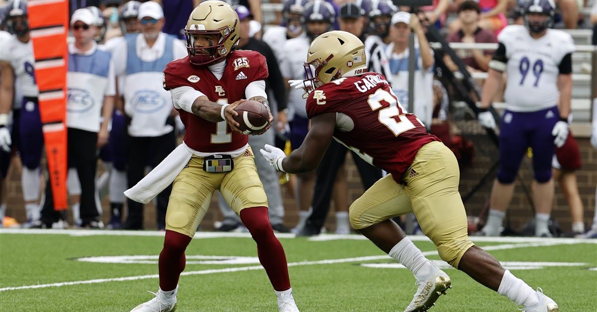 Hafley Gives Injury Updates on Boston College Running Backs