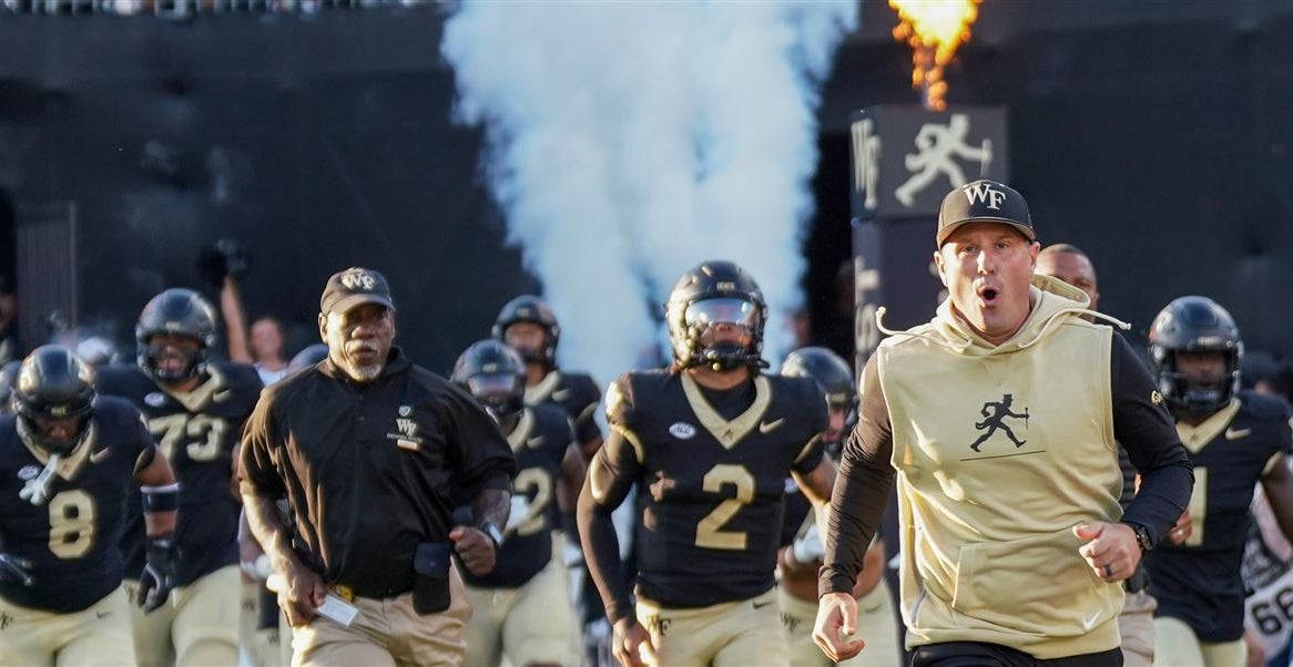 Wake Forest Football coach Jake Dickert gives injury updates, talks ...