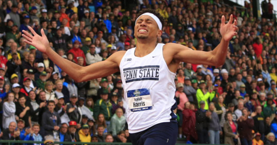 Isaiah Harris wins 800-meter National Title for Penn State