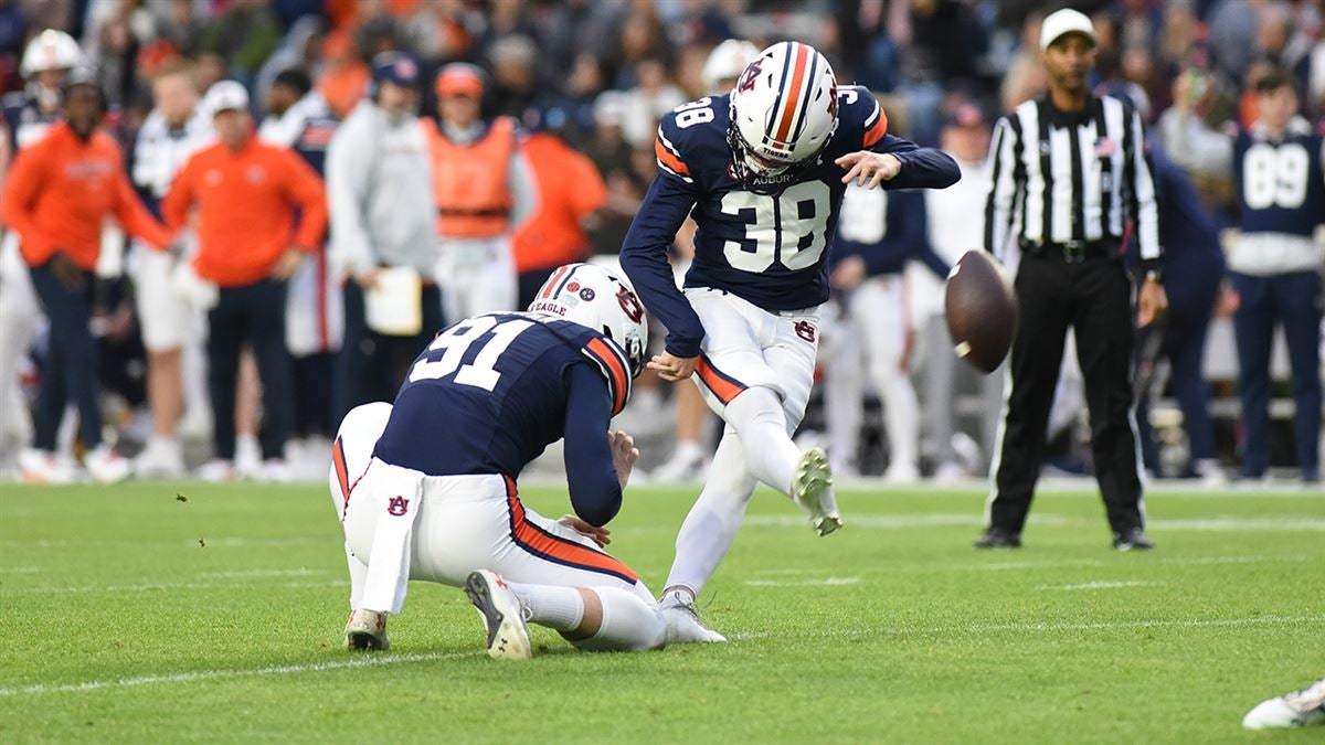 True freshman kicker settling in for Auburn as he prepares for first ...