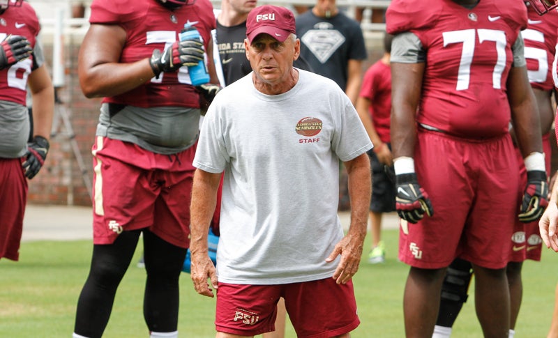 Update on offensive line coach Rick Trickett