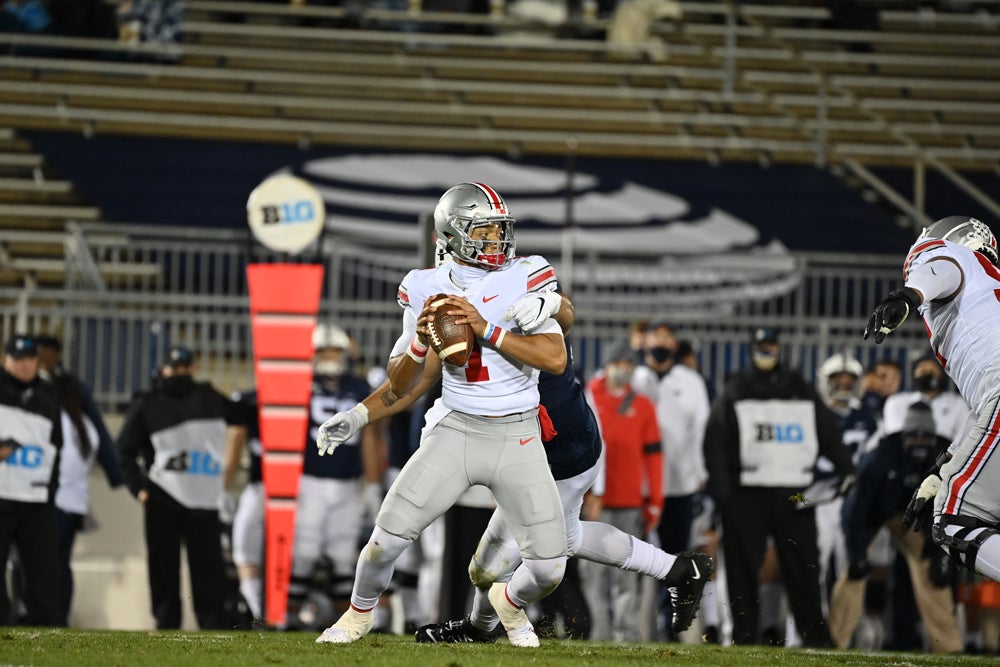 Sights and Sounds: Buckeyes upend Penn State in empty stadium
