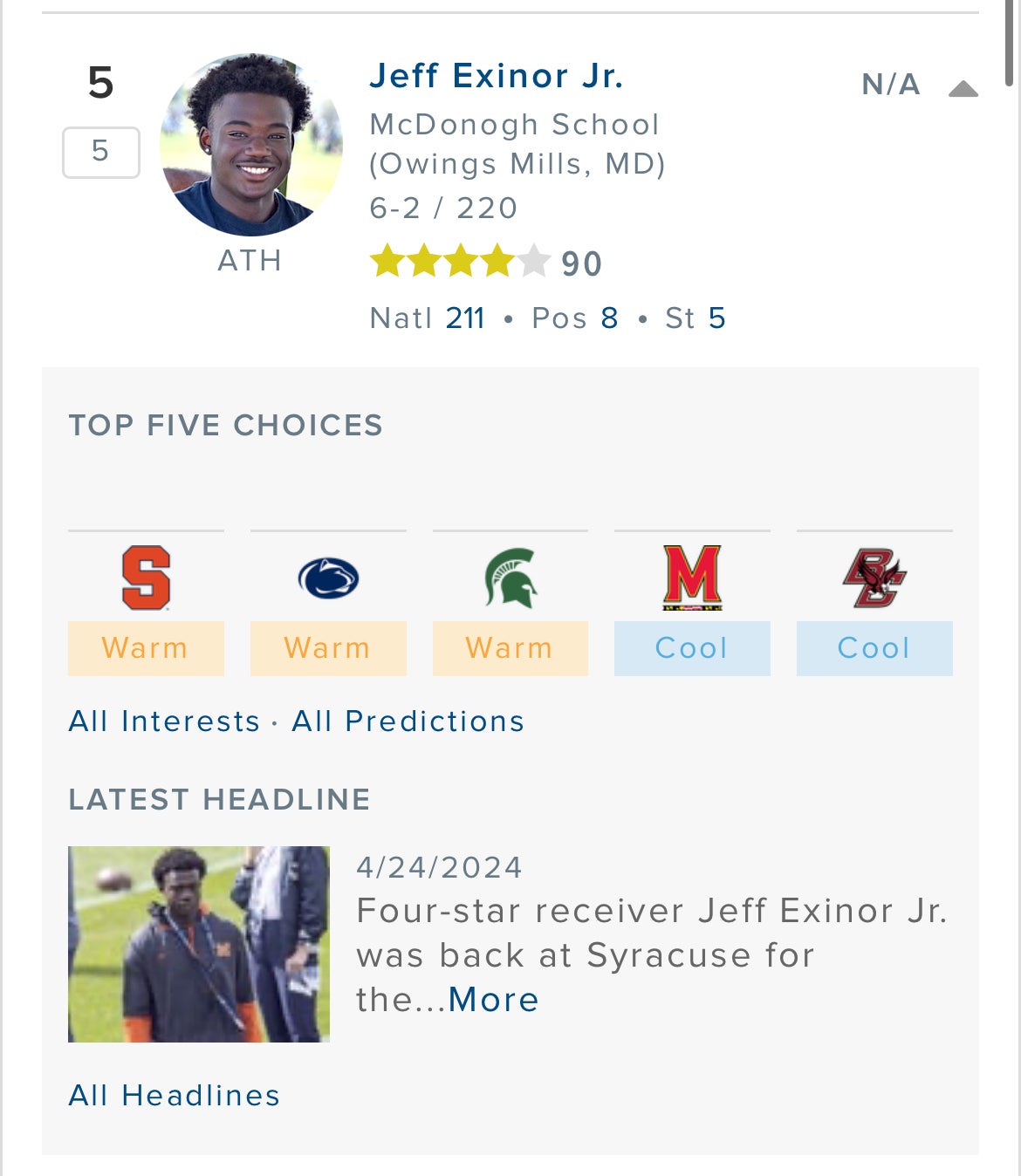 2026 247 rankings released