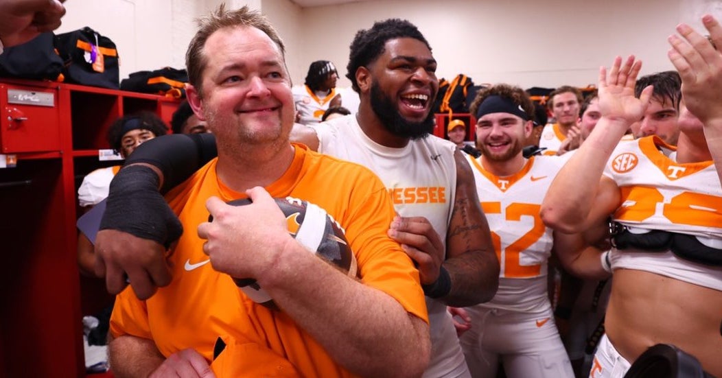 WATCH: Josh Heupel's emotional speech in locker room after Vols' win at ...