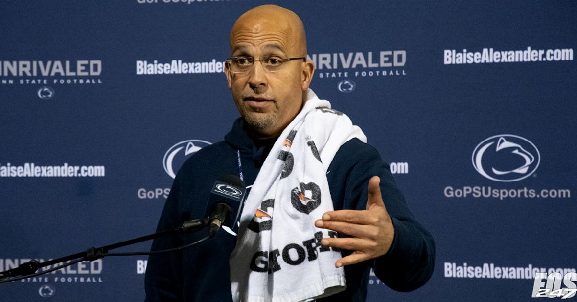 Penn State's James Franklin: Michigan RB Blake Corum deceivingly ...