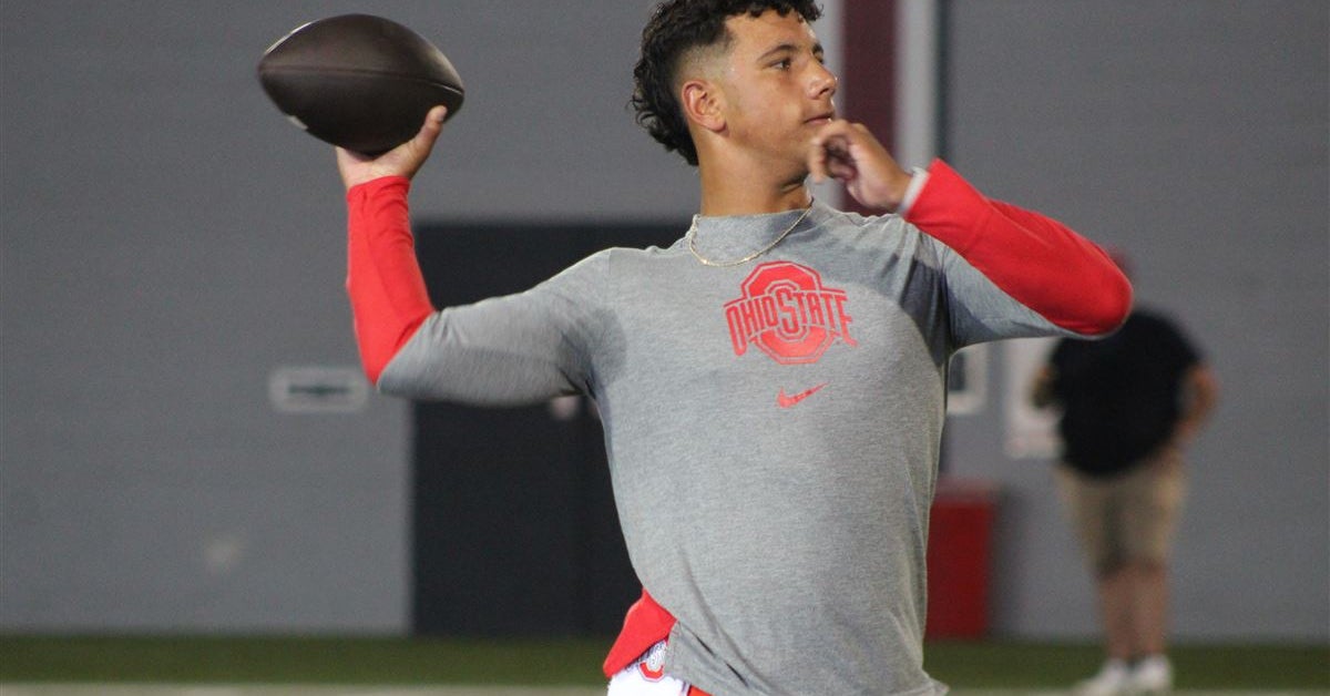 Ohio State QB commit Dylan Raiola enjoys working with 'the best in the ...