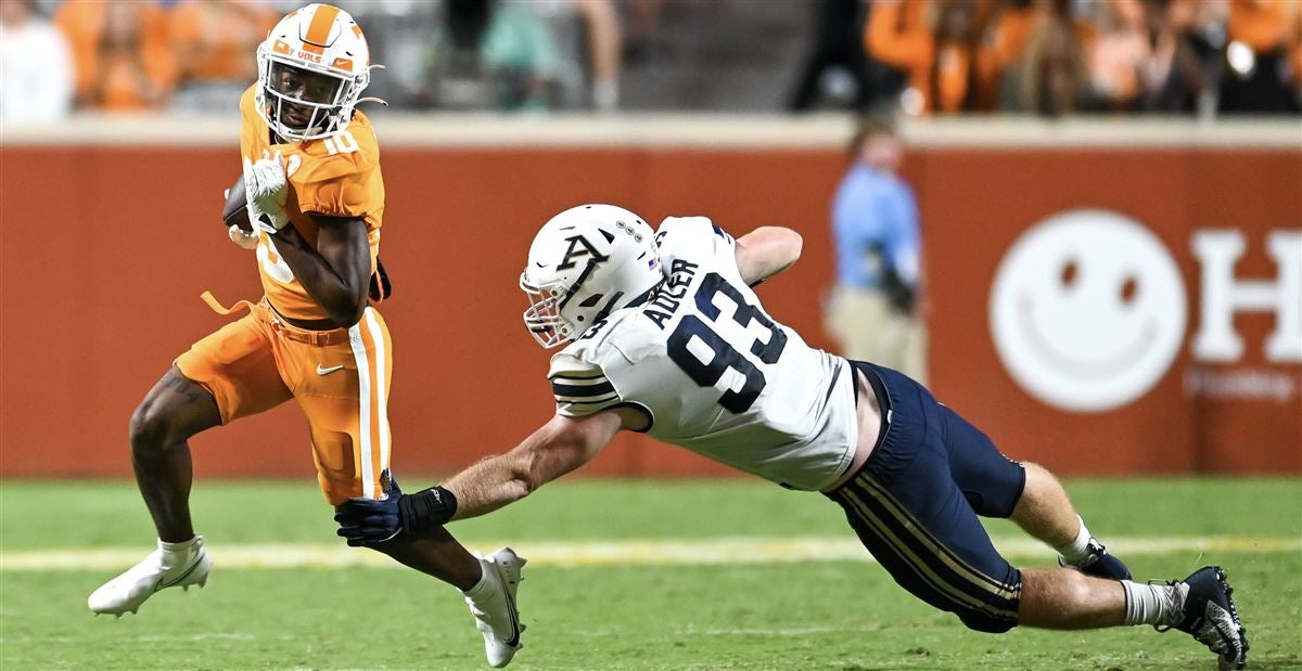 Vols' Squirrel White hoping to top Jalin Hyatt's NFL speed record