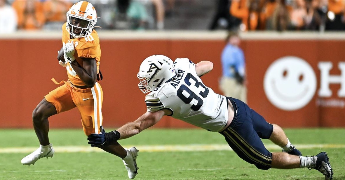 Vols' Squirrel White hoping to top Jalin Hyatt's NFL speed record