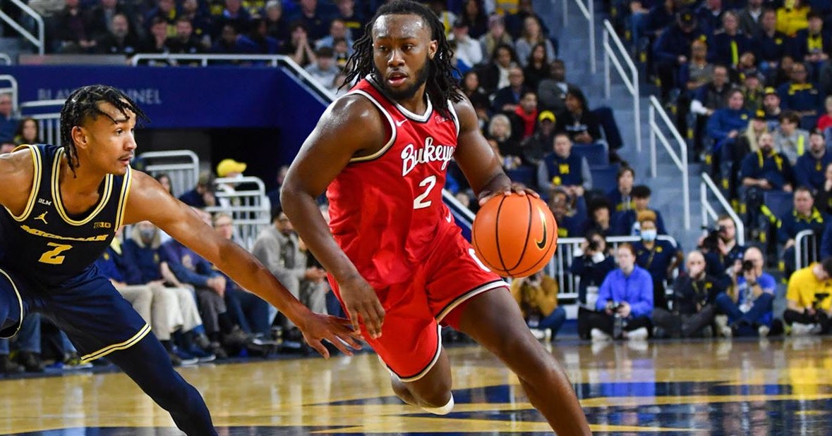 Ohio State basketball players Bruce Thornton, Justice Sueing reacts to ...