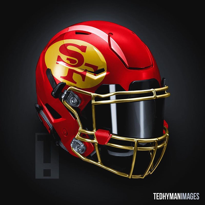 Totally cool two-tone helmets for every NFL team