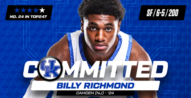 Top25 recruit Billy Richmond commits to Kentucky