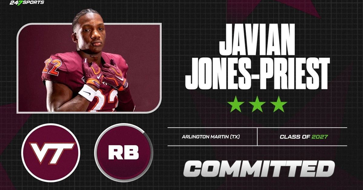 Javian Jones-Priest gives Virginia Tech its third running back ...