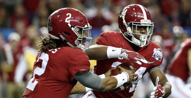 Damien Harris on Alabama's Jalen Hurts, Tua Tagovailoa QB battle
