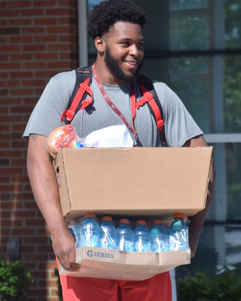 Ohio State players arrive at WHAC to begin summer workouts