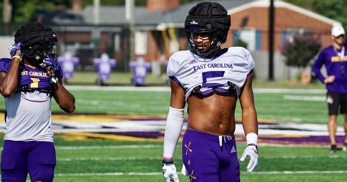 ECU WR C.J. Johnson focused and 'trending in the right direction' as ...