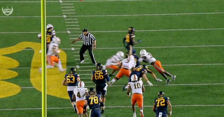 Announcer shocked after officials deem 'no targeting' during Miami ...