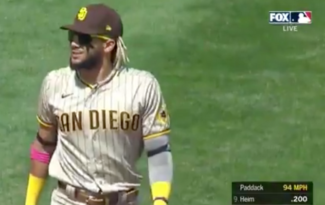 WATCH: Fernando Tatis Jr. curses during in-game interview
