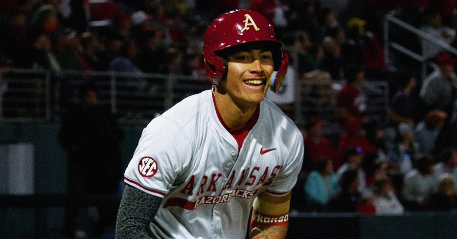 Wehiwa Aloy becomes third Razorback to win Golden Spikes Award