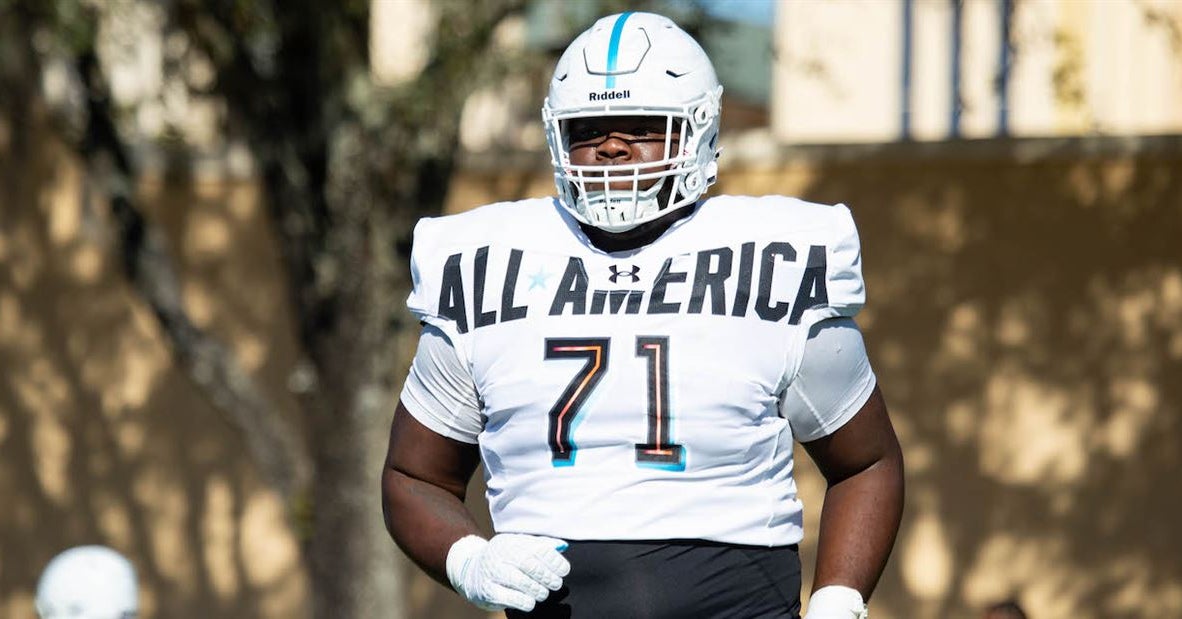 Under Armour All-America Game: Team Ice OL-DL Monday 1 on 1s