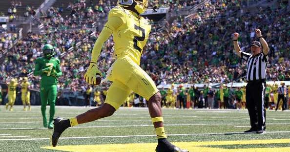 Explosive offensive plays highlight 2022 Oregon spring game