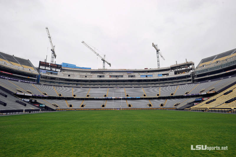 Tiger Stadium South End Zone Construction Update