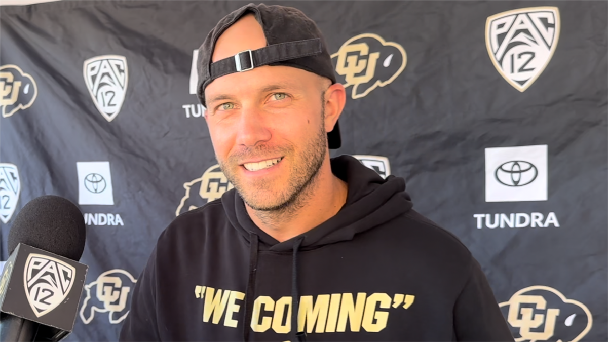 WATCH: Coach Brett Bartolone on Colorado’s loaded receivers room