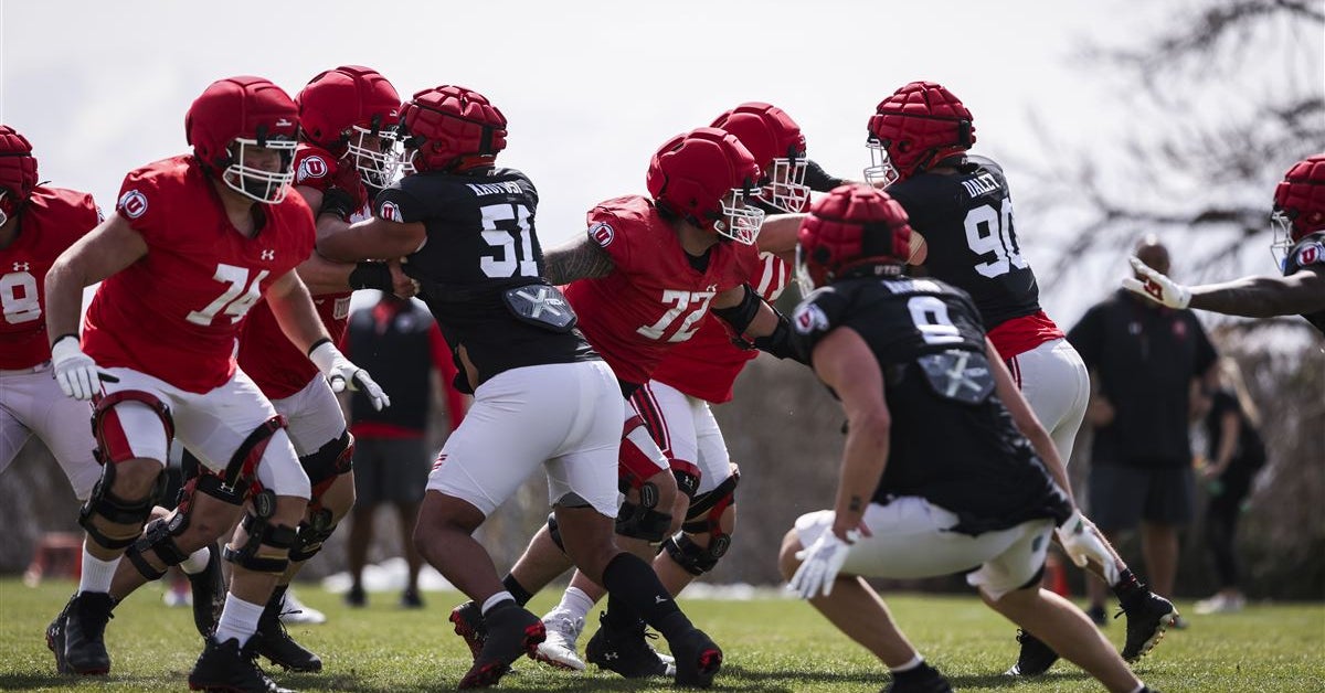 Utah offensive lineman Ike Garcia enjoying a breakout spring