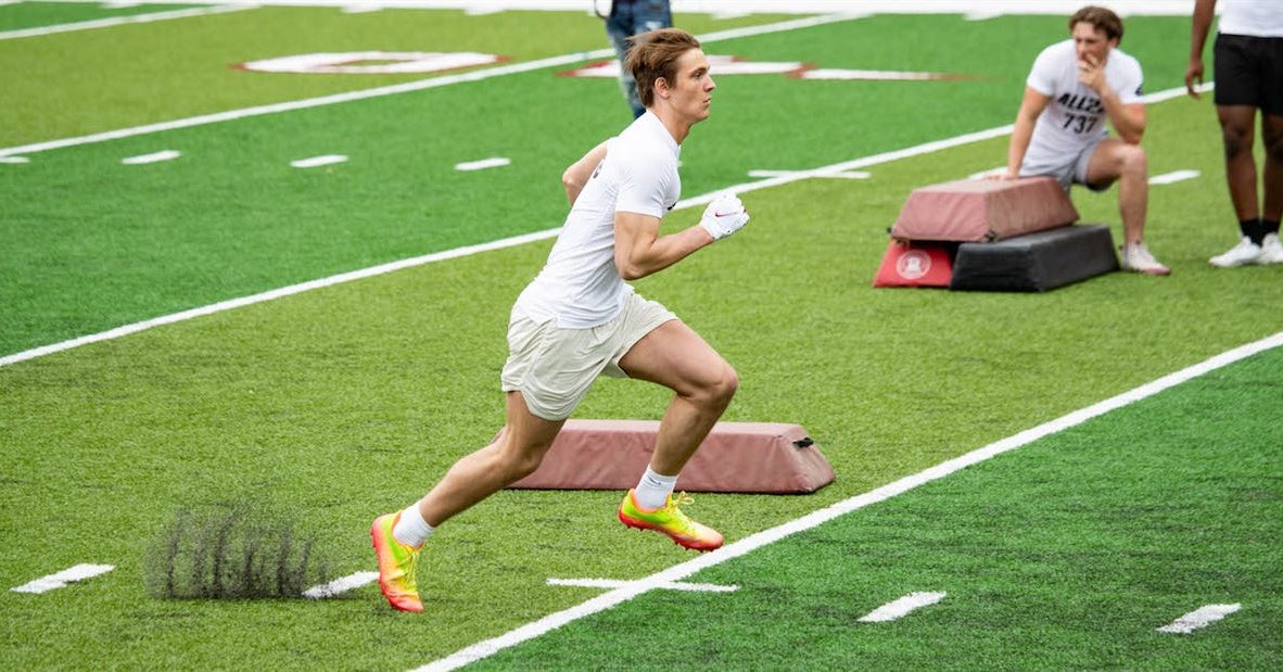Camp Highlights as Top247 tight end Andrew Olesh works to 'dominate'