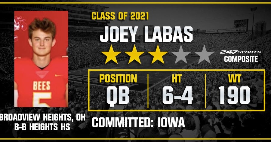 JUST IN: 2021 Ohio QB Joey Labas commits to Iowa