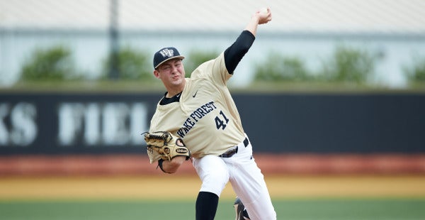 Wake Forest pitcher Jared Shuster taken in 1st Round by Atlanta