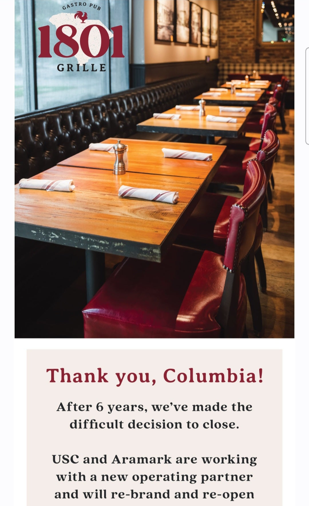 OT: 1801 Grille closing