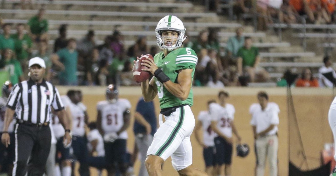 North Texas quarterback Jason Bean announces transfer to Kansas