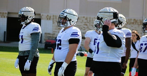 TCU OL Carson Bruno talks spring camp, move to different position ...