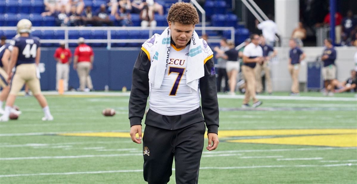 ECU RB Darius Pinnix's timeline for a return unclear