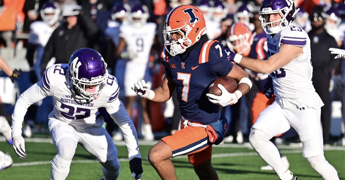 Illinois WR Kenari Wilcher enters transfer portal