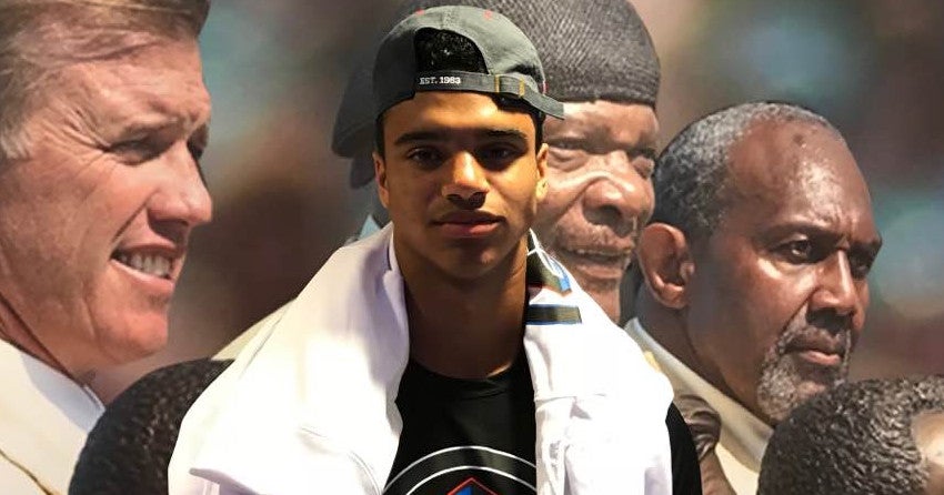 Top 247 WR Kyle Ford talks recruiting at Hall of Fame Academy