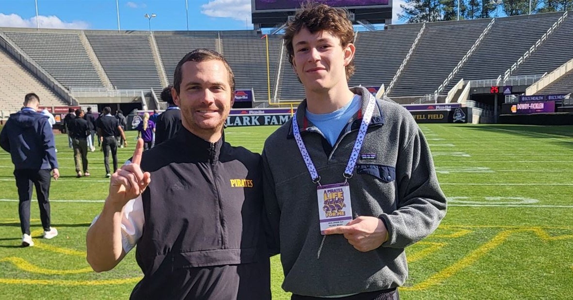 2026 TE Tilden Riley impressed with ECU during latest visit to campus