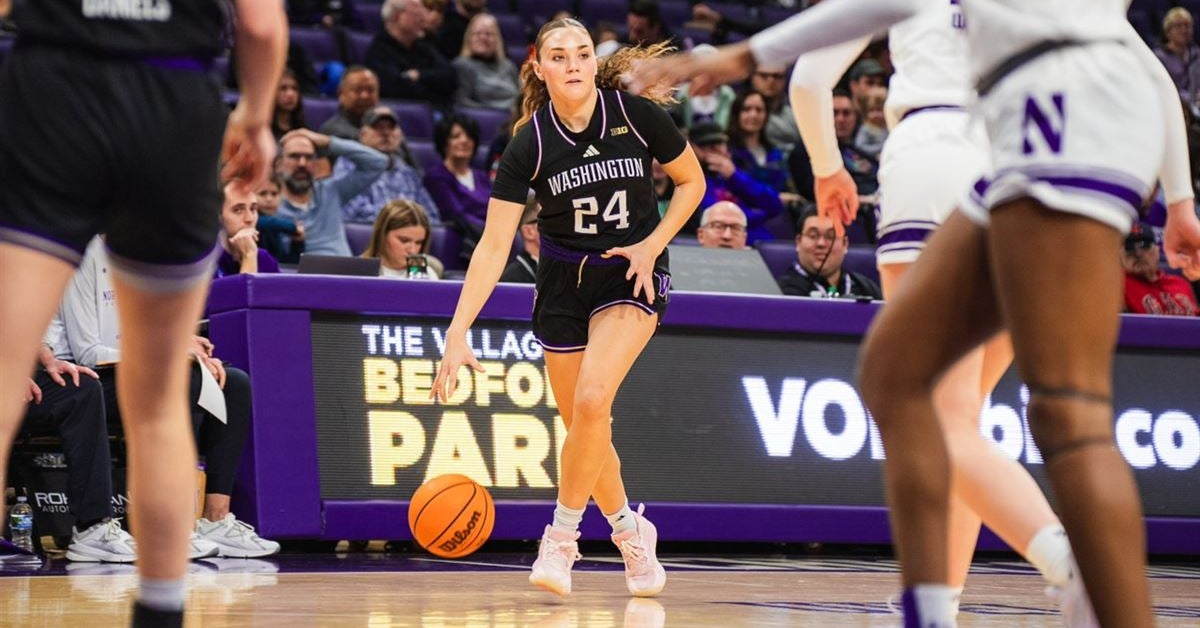 Elle Ladine Drains Career-High 40, Huskies Earn First Big Ten Win Over ...