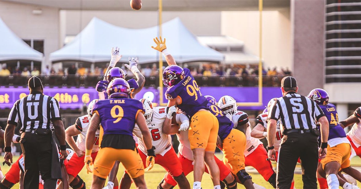 Lampley quickly making an impact for ECU's defensive front as a freshman